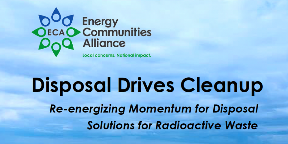 ECA report urges DOE to take action on radwaste disposal -- ANS ...