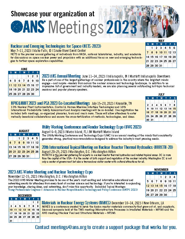 About ANS Meetings -- ANS / Meetings