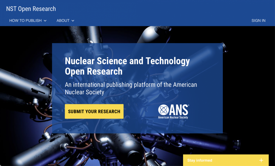 A more open future for nuclear research -- ANS / Nuclear Newswire
