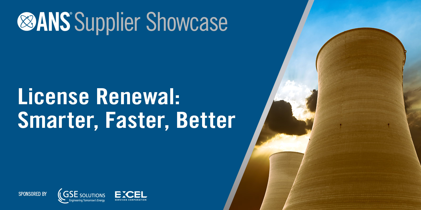 Excel Services and GSE Solutions talk license renewal -- ANS / Nuclear ...