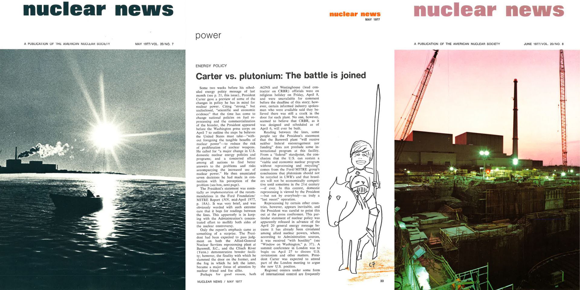 Spent fuel reprocessing, or "Don't bother us with facts; our minds are ...