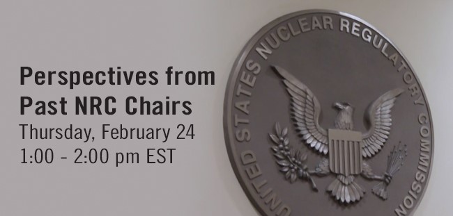 Past NRC chairs to share views on future of nuclear -- ANS / Nuclear ...
