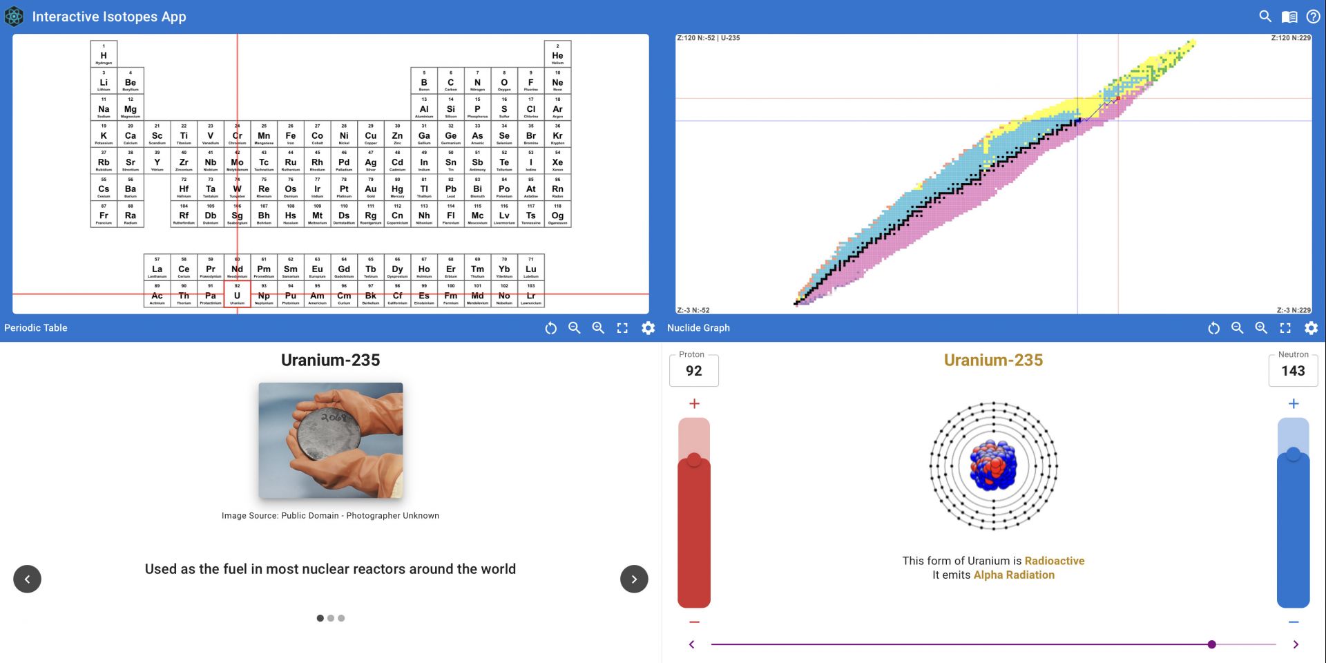 Interactive Isotopes App launches on ANS website -- ANS / Nuclear Newswire