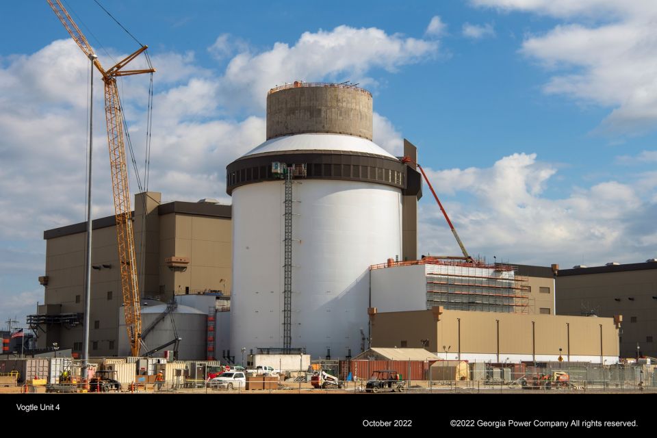 Vogtle-4 reaches testing milestone -- ANS / Nuclear Newswire