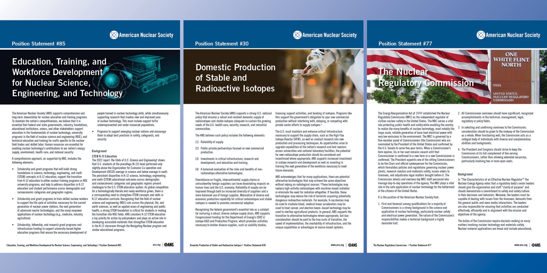 ANS News -- ANS / Nuclear Newswire